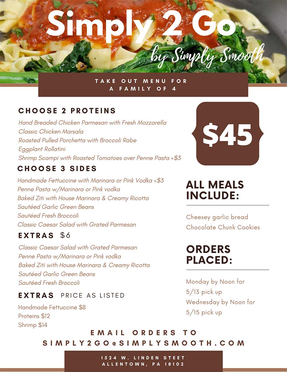Simply Smooth, Premier Catering in the Lehigh Valley, PA